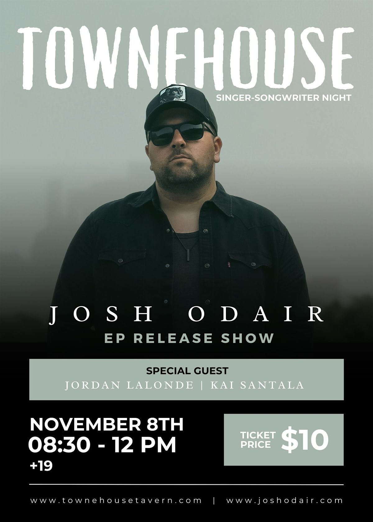Josh Odair EP Release w/ Jordan Lalonde and Kai Santala, The Towne ...