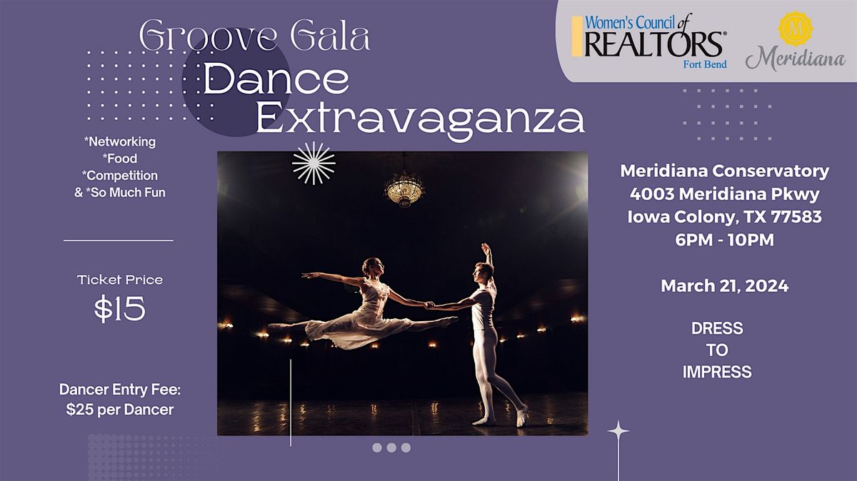 Groove Gala: Dance Extravaganza, Meridiana Conservatory, Iowa Colony ...