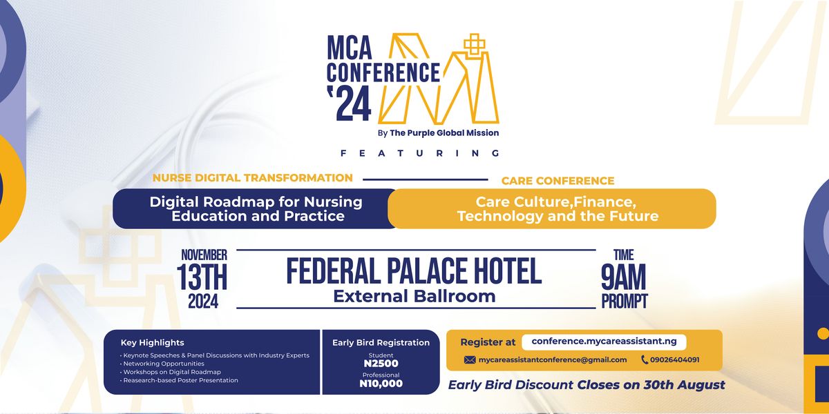 The Care Conference 2024, Federal Palace Hotel and Casino, Lagos, 13 ...