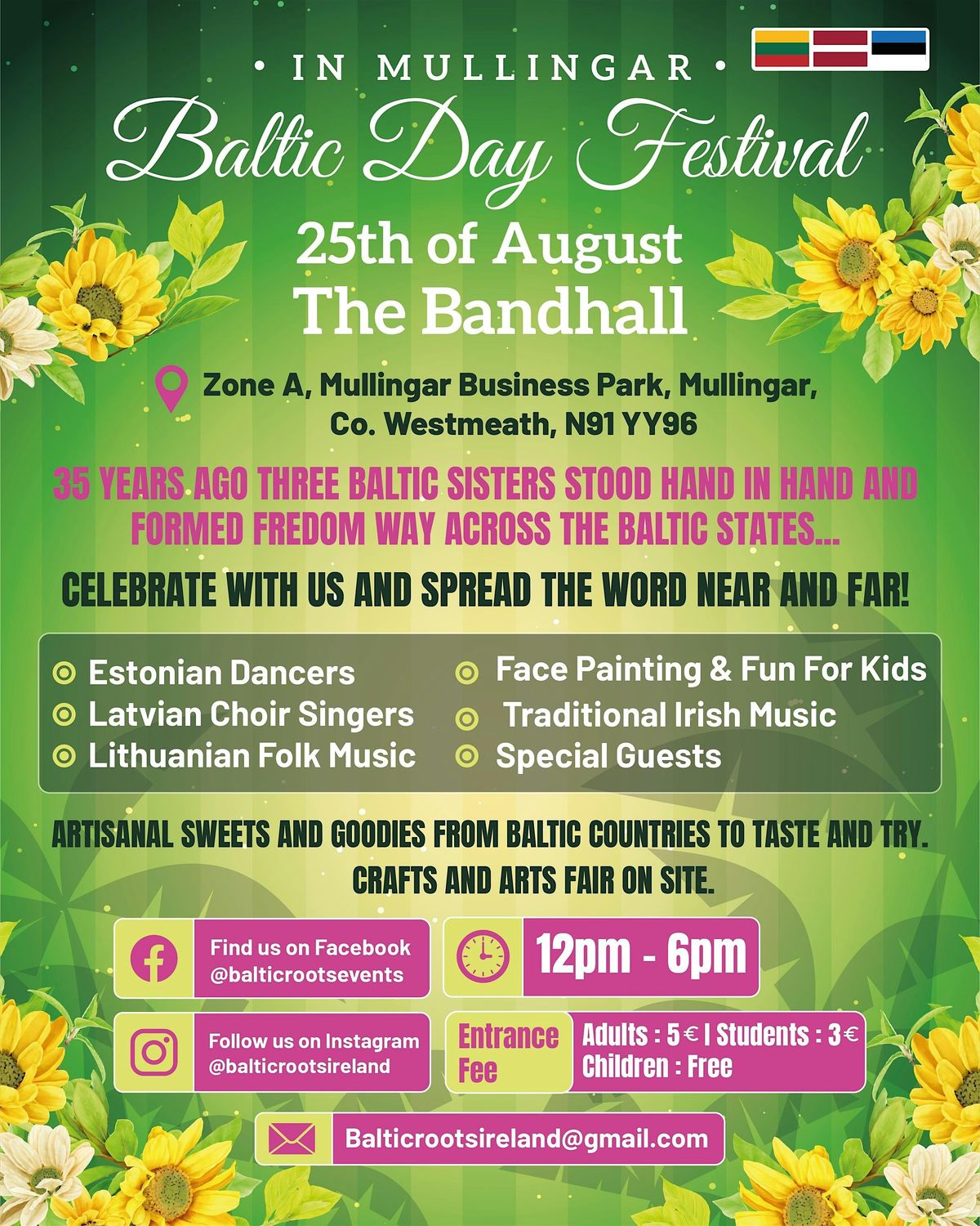 Baltic Day Festival, Mullingar Town Band, 25 August 2024 | AllEvents.in