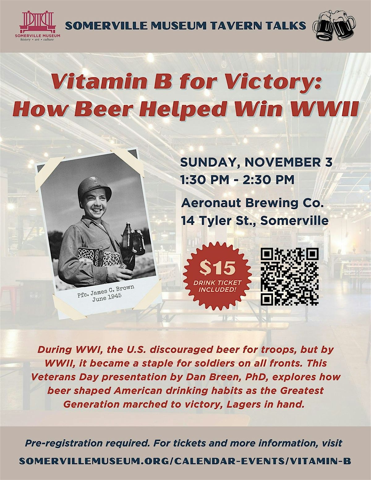 Tavern Talk: Vitamin B for Victory: How Beer Helped Win World War II ...