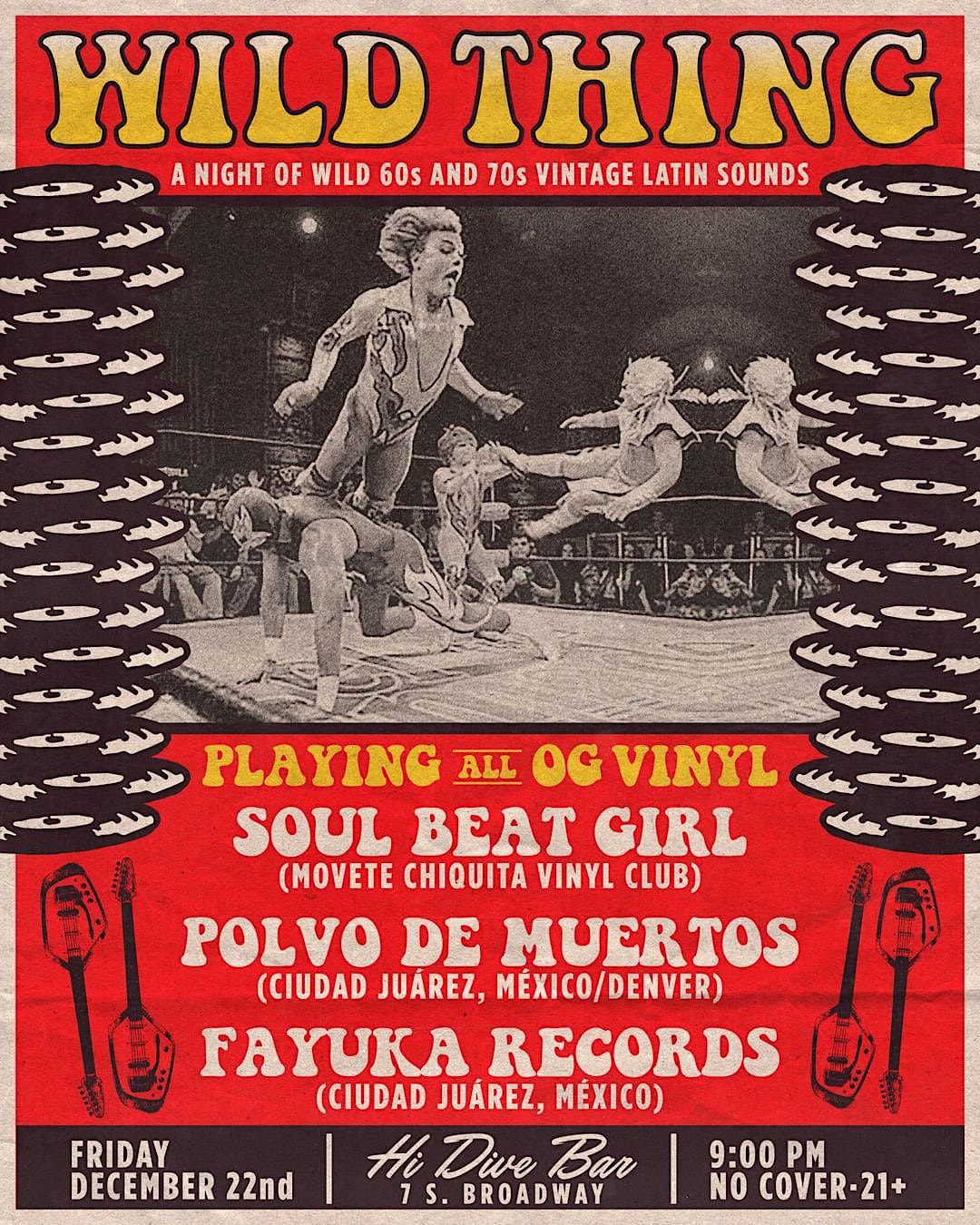 WILD THING: A Night of Wild 60s and 70s Vintage Latin Sounds, Hi-Dive ...