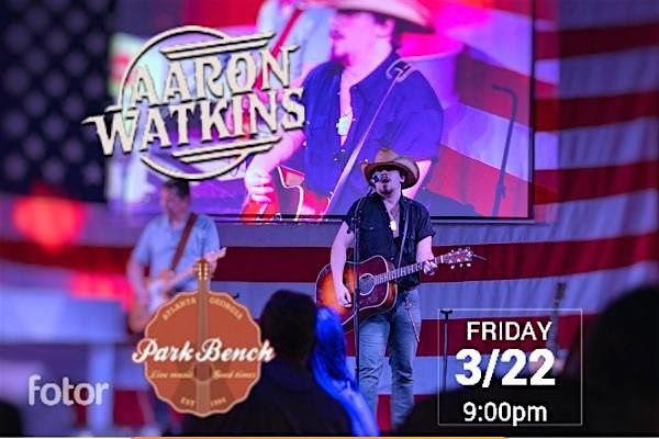 Aaron Watkins with full band at Park Bench in The Battery Atlanta, Park Bench Battery, Atlanta ...