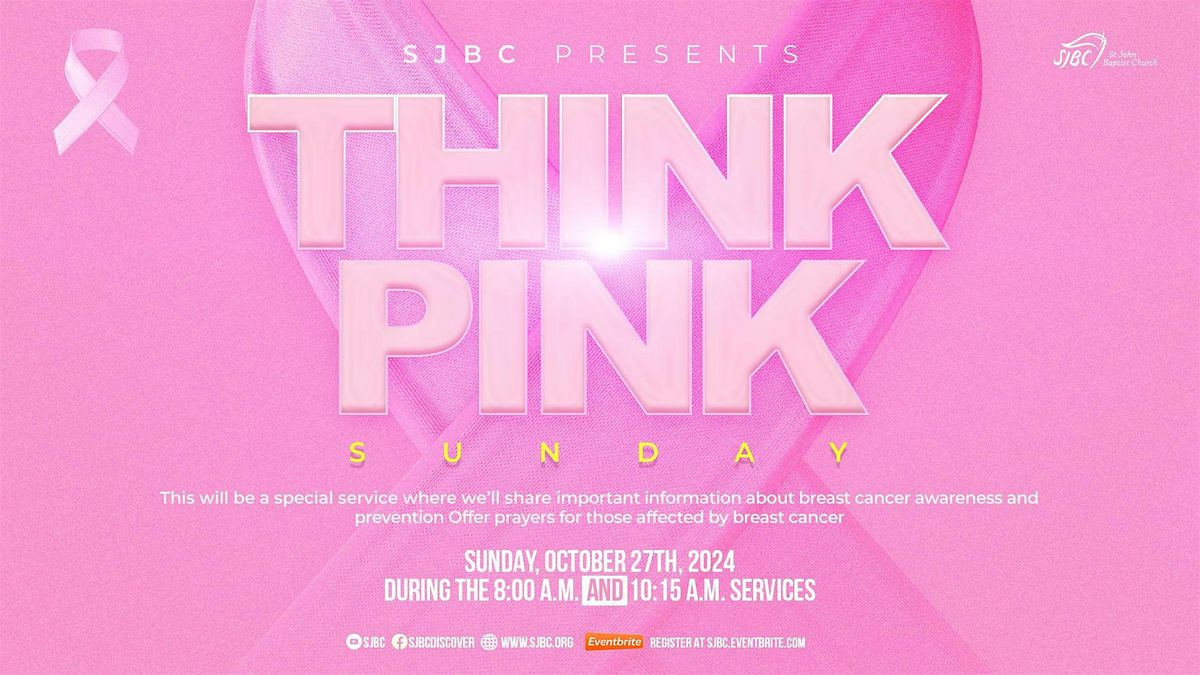 Think Pink Sunday, St John Baptist Church, Columbia, 27 October 2024 ...