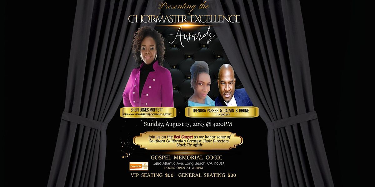 The 2023 Choirmaster Community Excellence Awards, Gospel Memorial ...