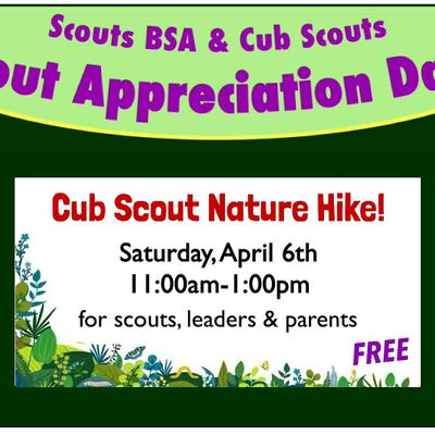 Cub Scout Nature Hike!, The New Weis Center for Education, Arts ...