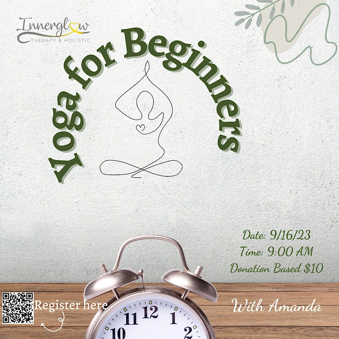 Yoga for Beginners, Innerglow Therapy, Tampa, 16 September 2023 ...