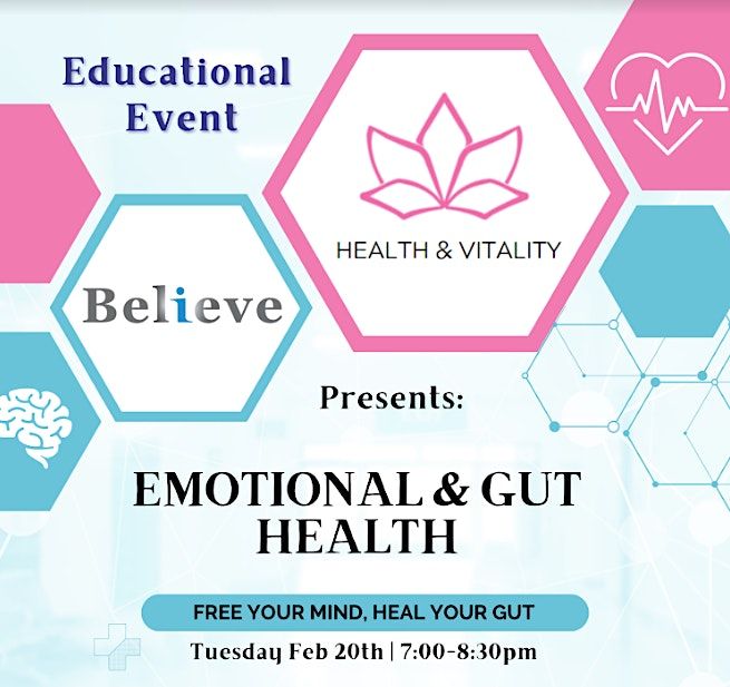 Emotional and Gut Health Educational Event, Health & Vitality Utah ...