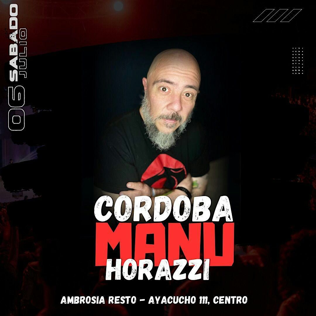 Cerebro de Comediante - el show de Standup de Manu Horazzi en Córdoba ...