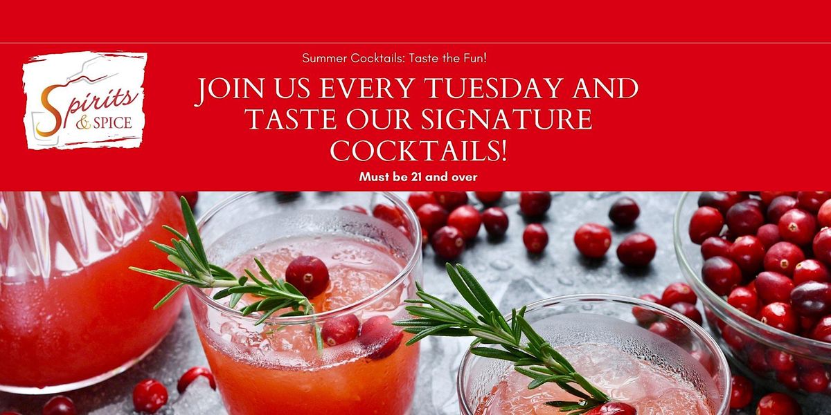 Tasty Tuesdays - Sample Summer Fun Cocktail recipes - Oakbrook, Spirits ...