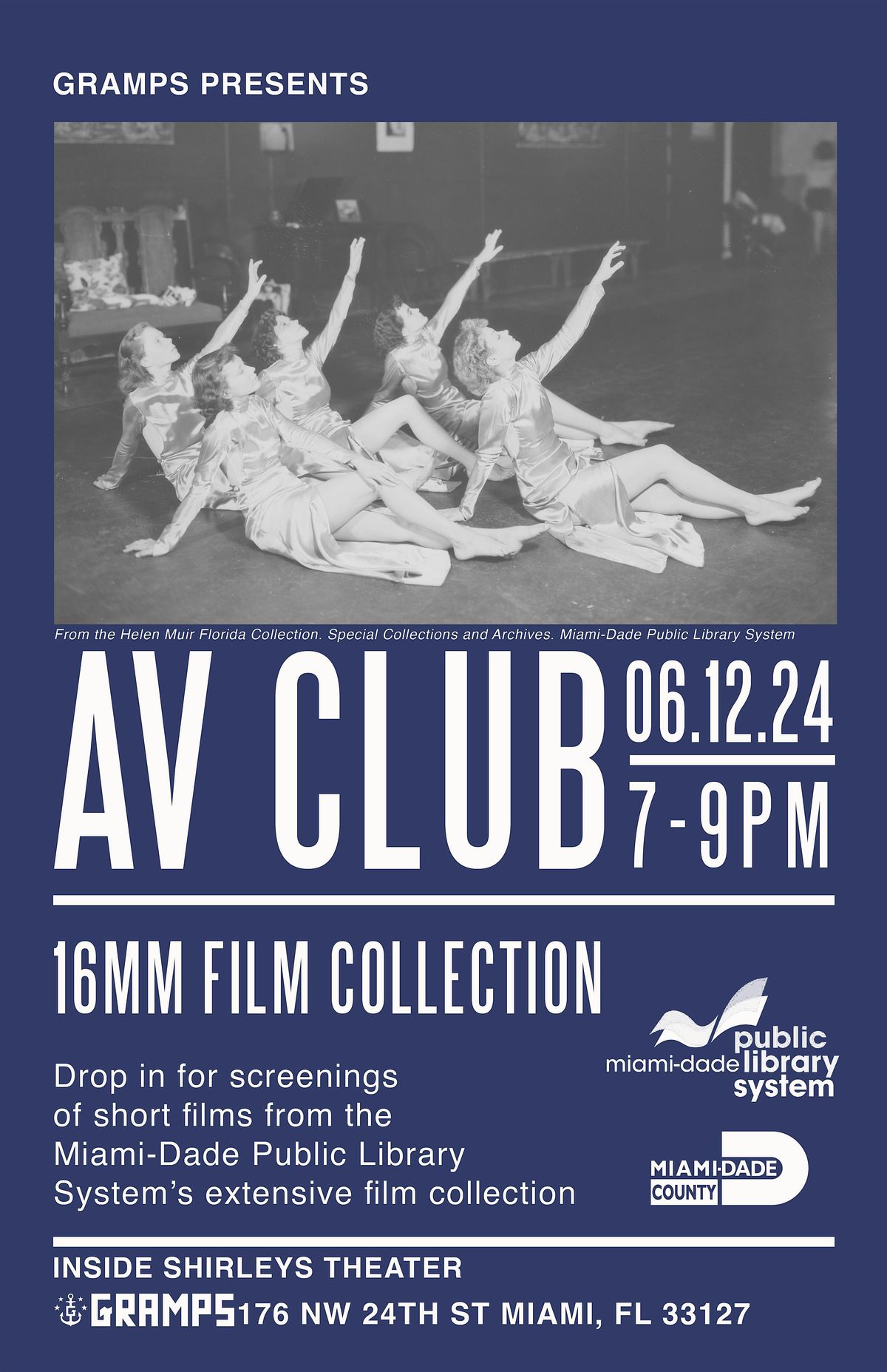 AV Club: 16mm Screening, Shirley's Theater, Miami, 12 June 2024 ...