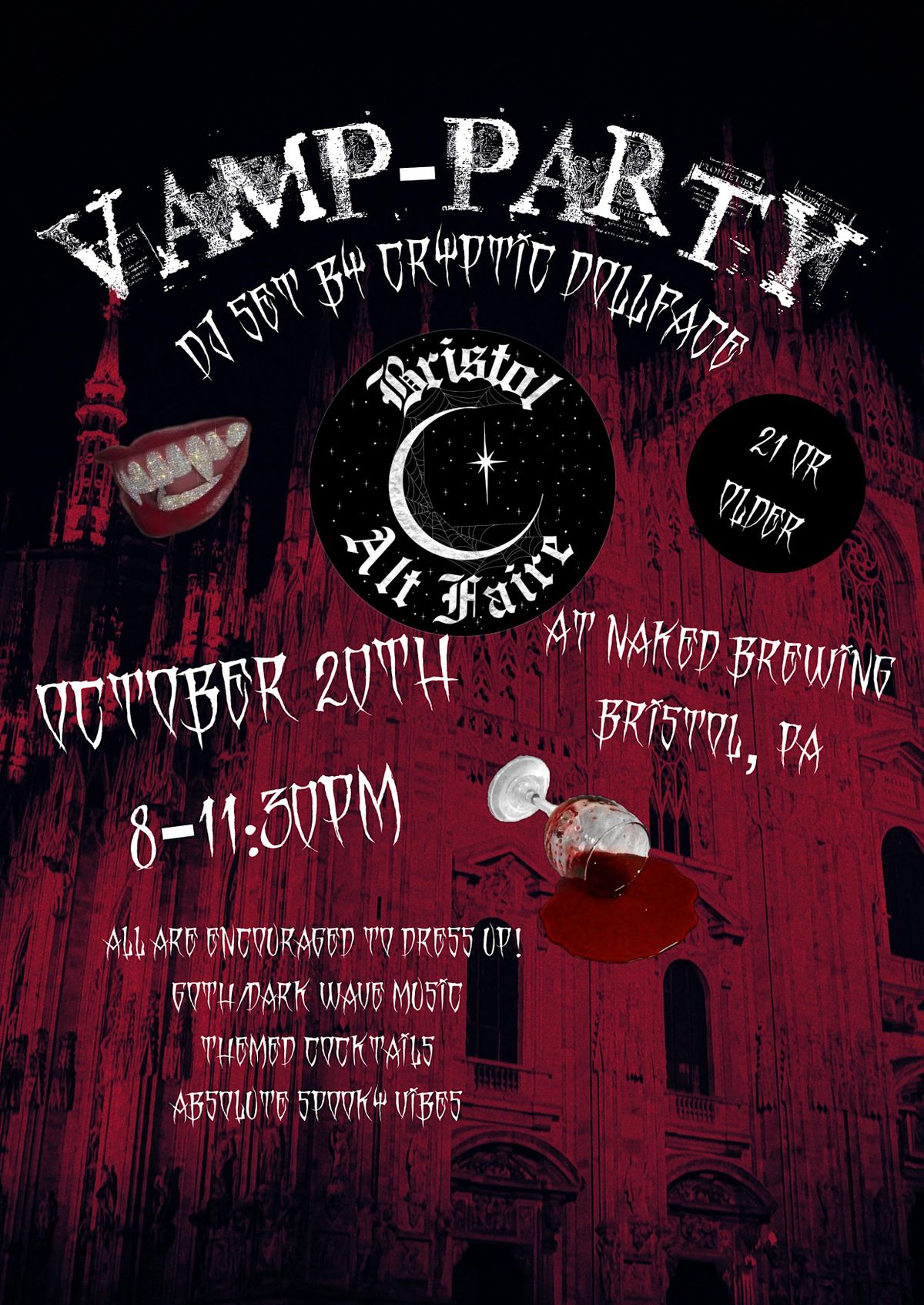 Bristol AltFaire Presents Vamp-Party, Naked Brewing Bristol Taproom, 20 ...