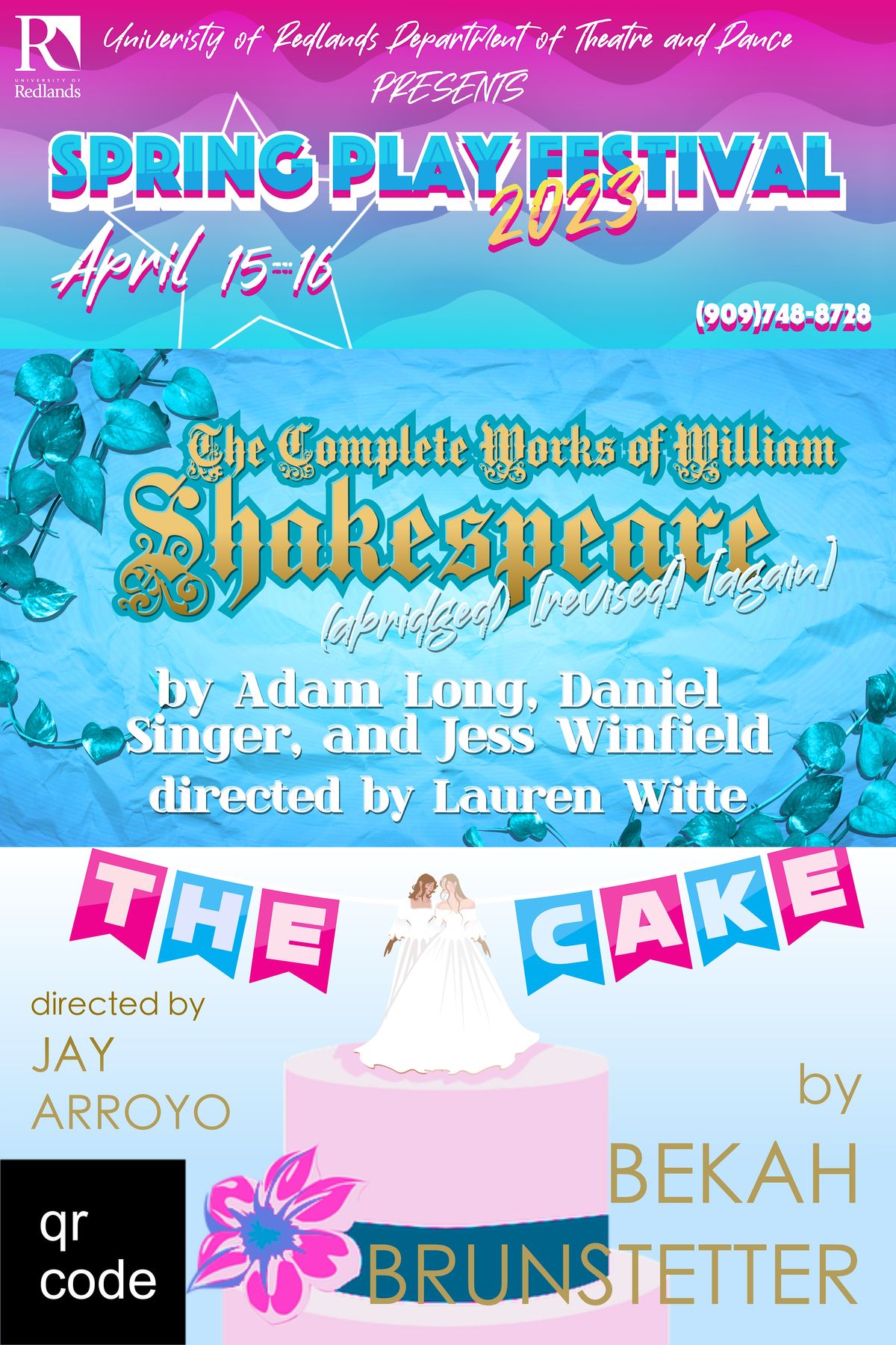 Spring Play Festival 2023, Frederick Loewe Theatre, University of ...