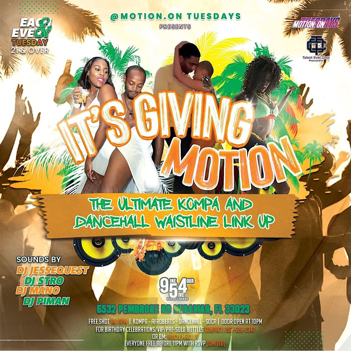 Motion Tuesdays! The Ultimate Kompa & Dancehall waistline linkup!, 954 ...