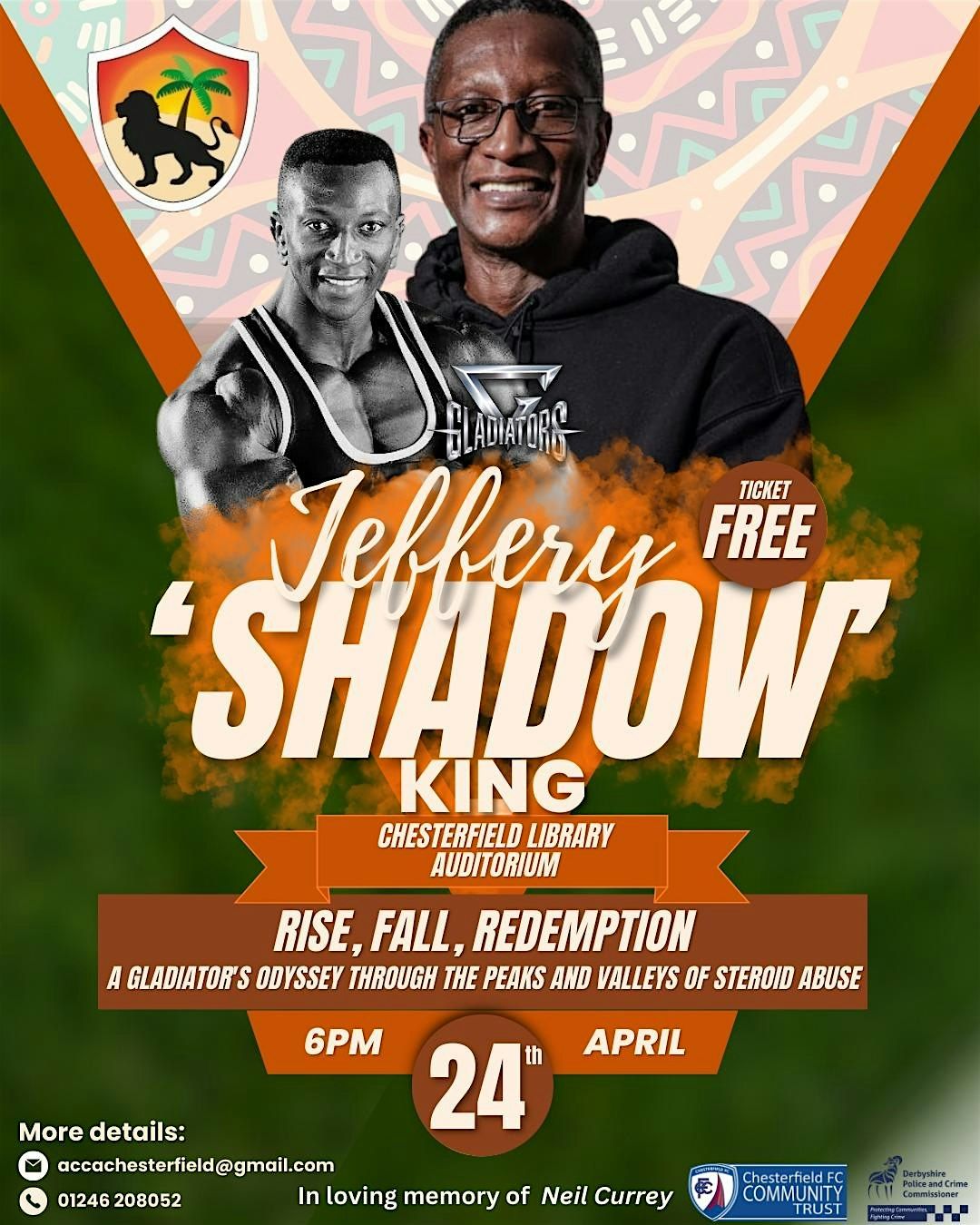 Rise, Fall, Redemption with Jeffery King aka Shadow from Gladiators ...