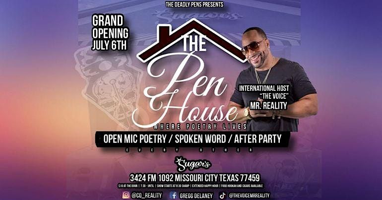 The PenHouse "Where Poetry Lives" Open mic Poetry/Spokenword & After ...