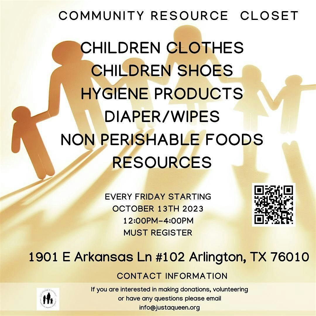 Community Resource Closet Diapers/Wipes, hygiene products, children ...