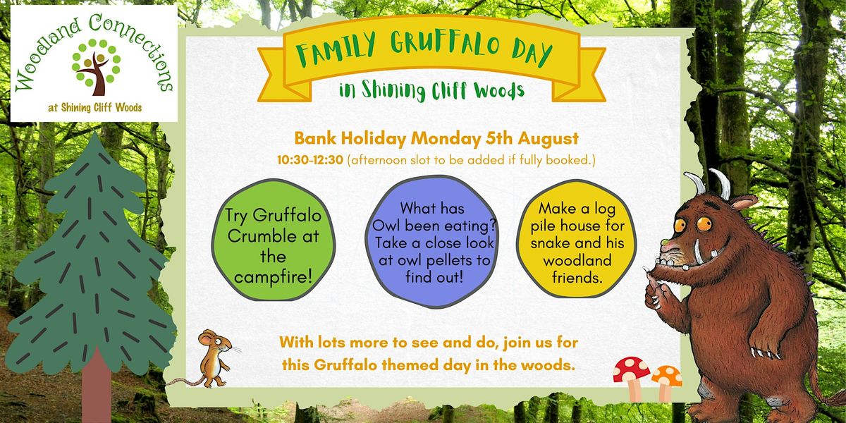 Gruffalo Activity Day, Shining Cliff Woods, Ambergate, 5 August 2024 ...