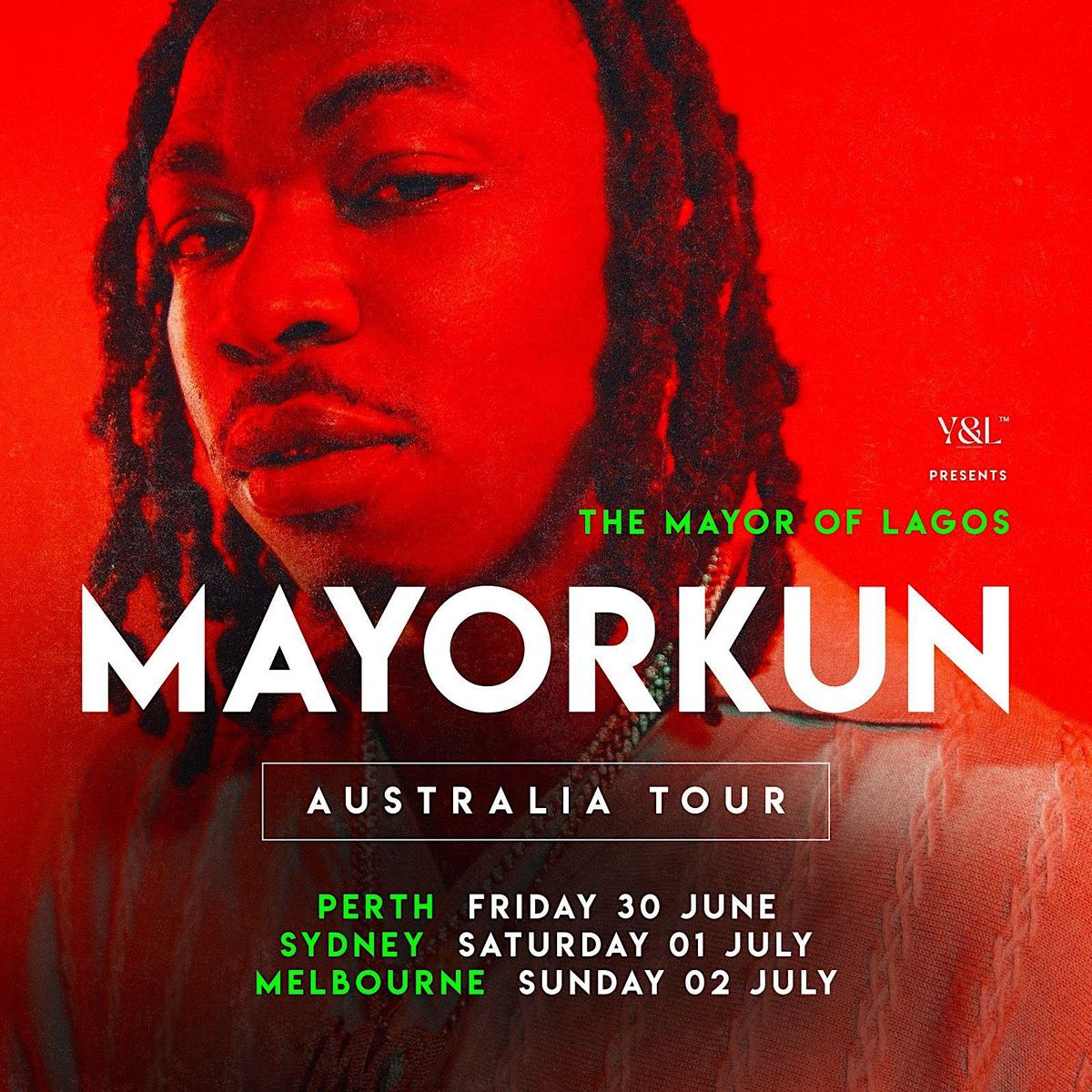 The Mayor of Lagos, Mayorkun Live Show Perth, 306 Riverside Dr, Perth ...