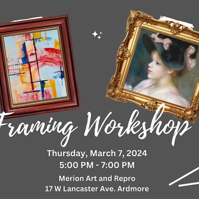 Merion Art & Repro Custom Framing Workshop, Merion Art & Repro Center ...