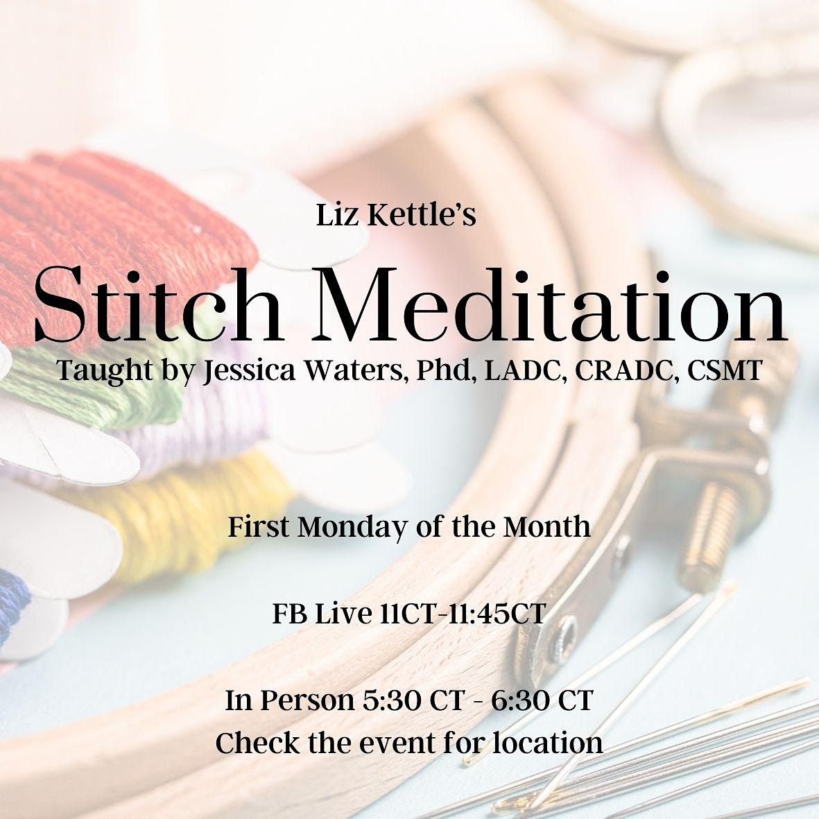 Stitch Meditation (In Person Session) Kansas City - Green Hills Library ...