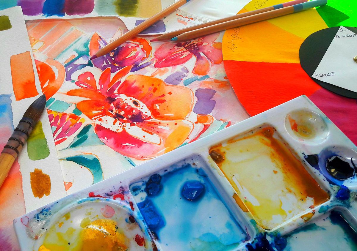 Paint Loose Expressive Florals in Watercolour, The Craft House ...