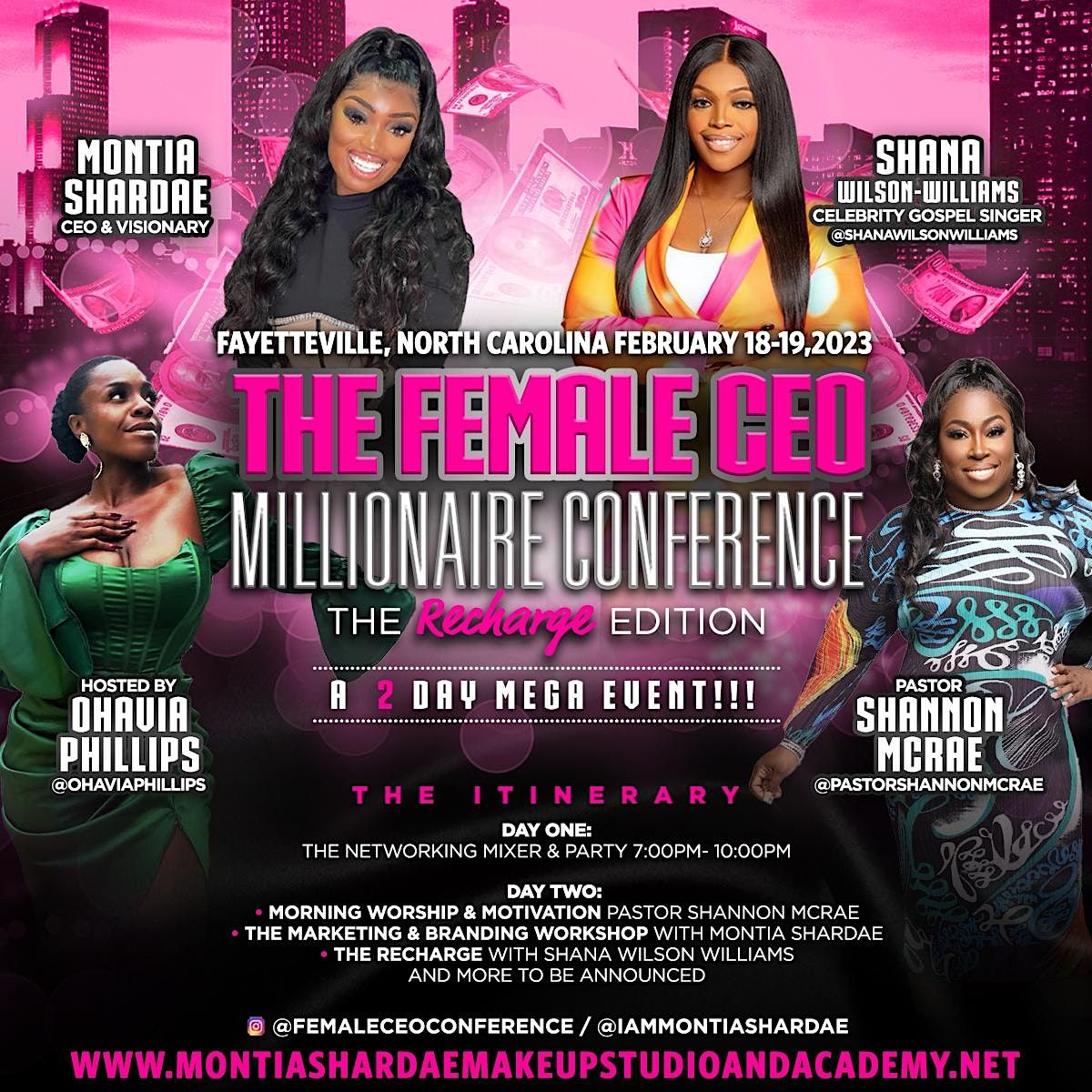 The Female CEO Millionaire Conference, 2620 Bragg Blvd, Fayetteville ...
