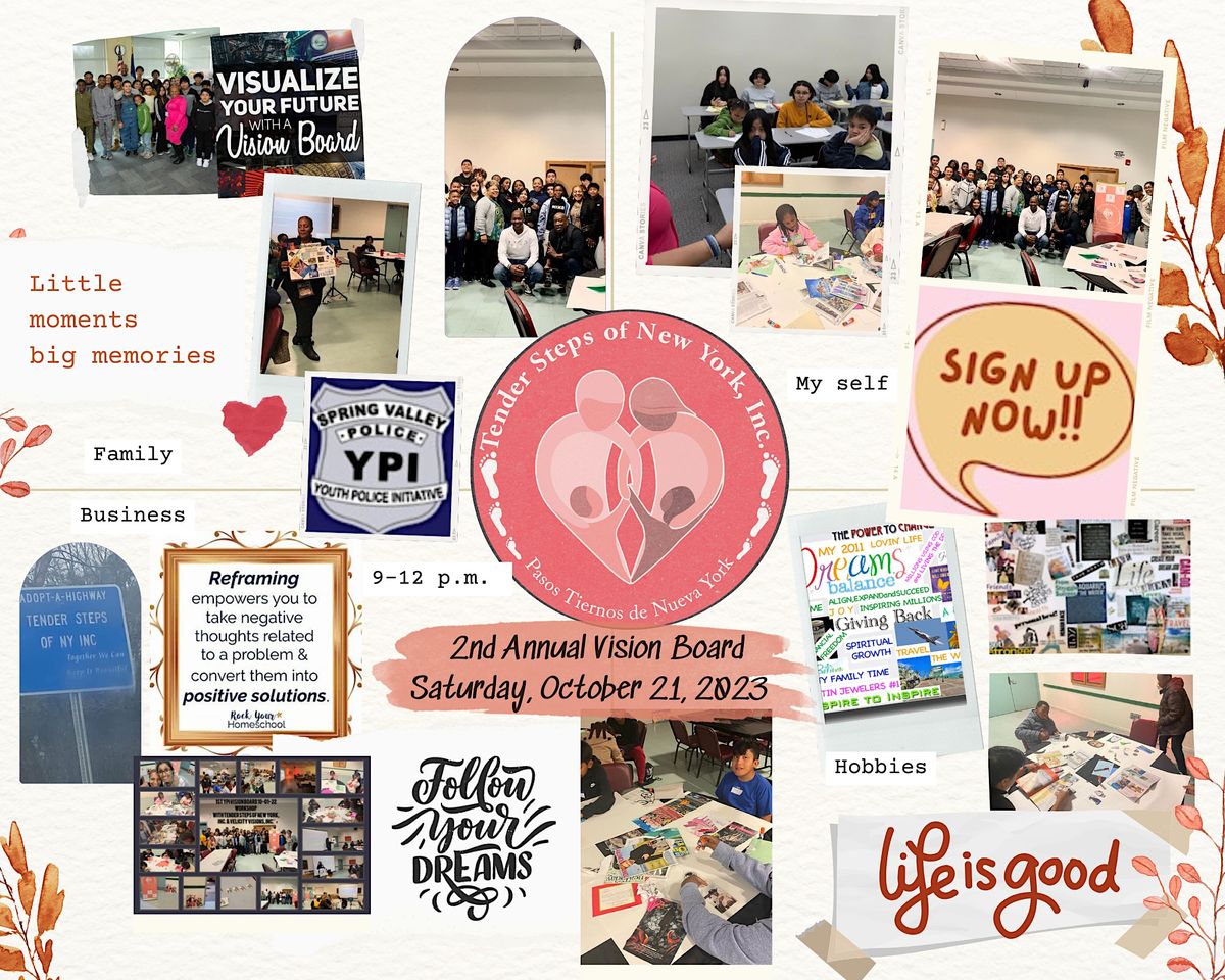 Tender Steps of New York, Inc. Vision Board, Louis Kurtz Center in ...