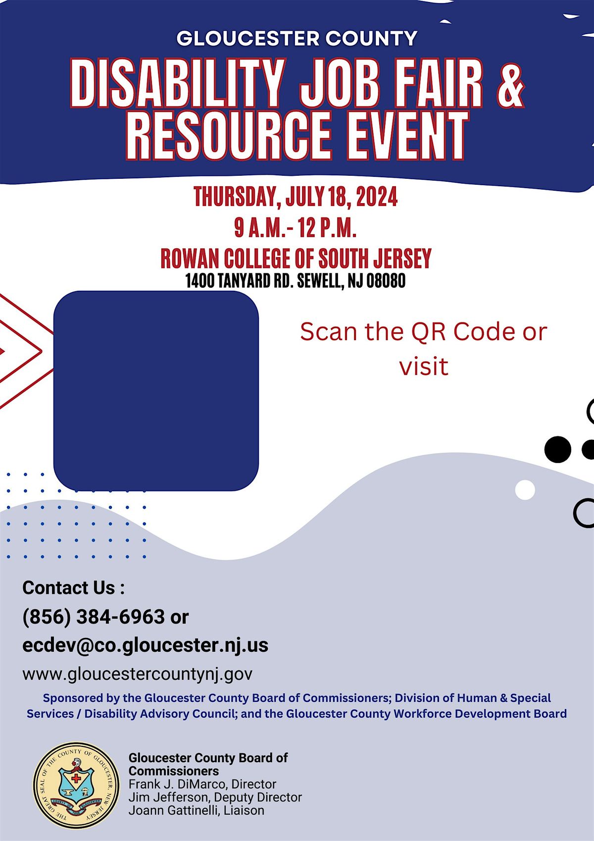 Disability Job Fair & Resource Event, Rowan College of South Jersey ...