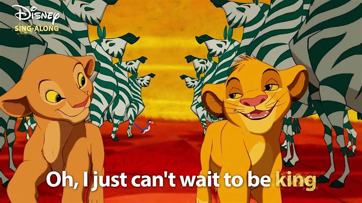 The Lion King Community Sing-a-long, Beverly Hills Baptist Church, 26 ...