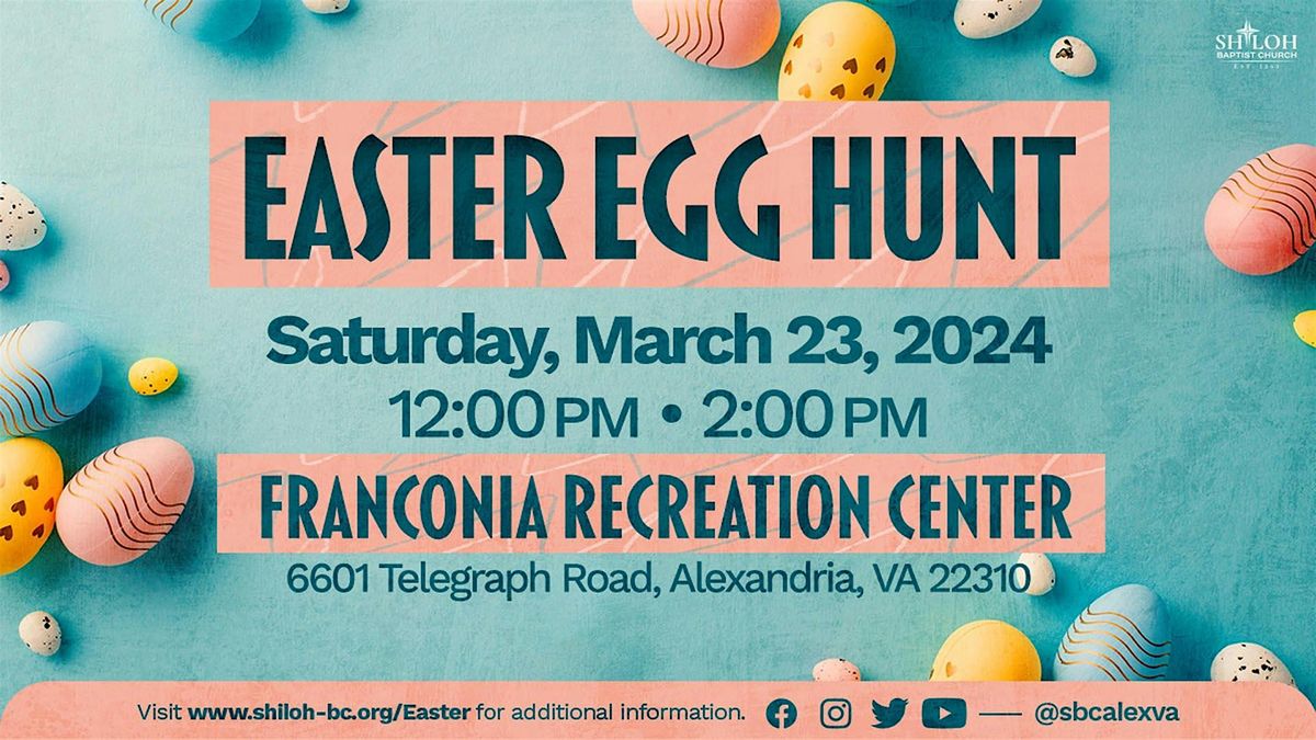 Easter Egg Hunt Extravaganza!, Franconia Rec Center, Alexandria, 23 ...