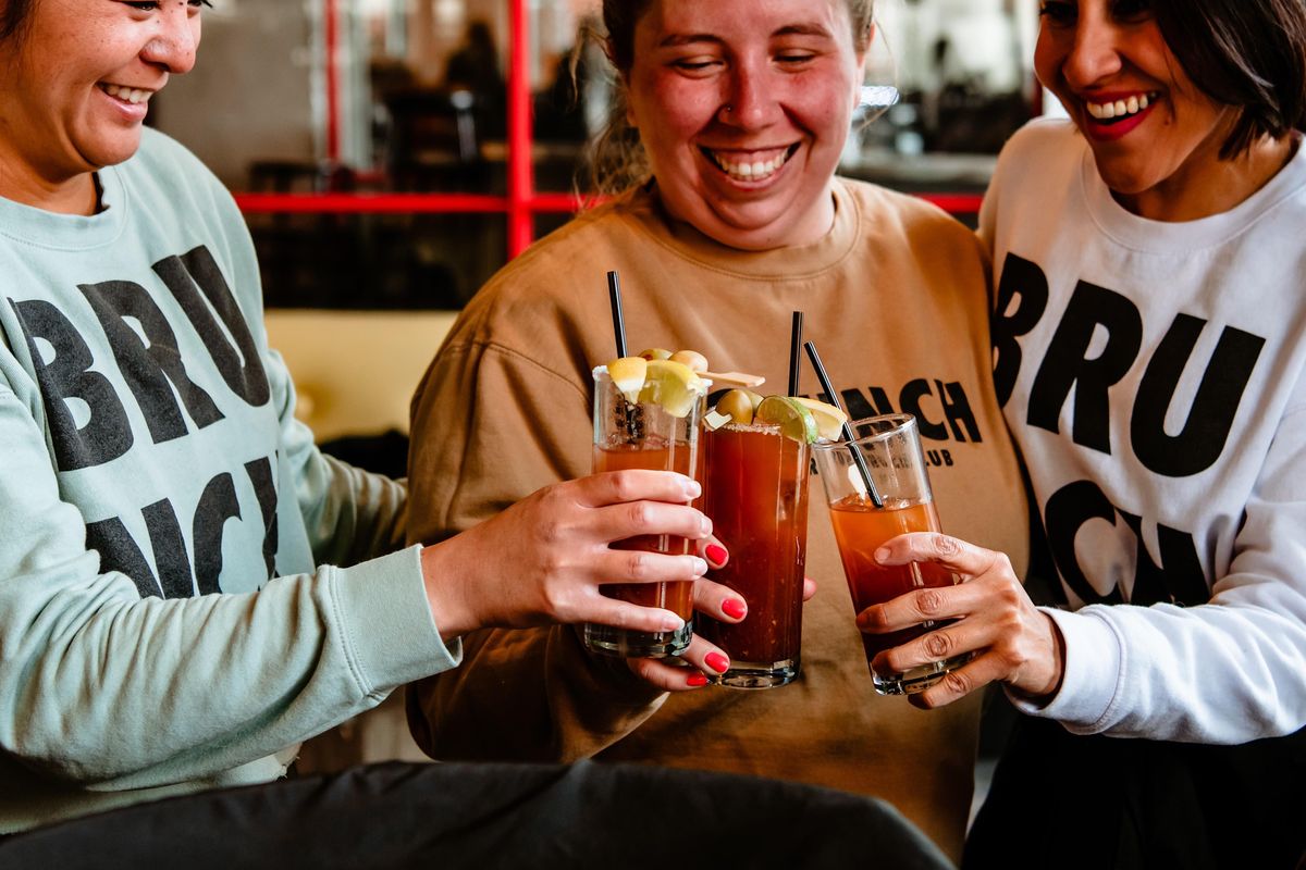 bRUNch club at Stanley Marketplace, Side Pony, Denver, 18 June 2023 ...