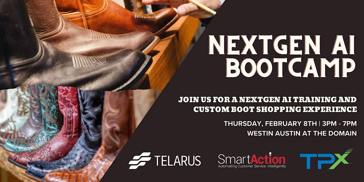NextGen AI Bootcamp with Telarus, SmartAction, and TPX, The Westin Austin at The Domain, 8 ...