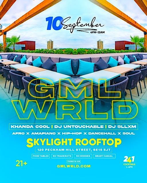 GML WRLD, Skylight Peckham, London, 10 September to 11 September ...