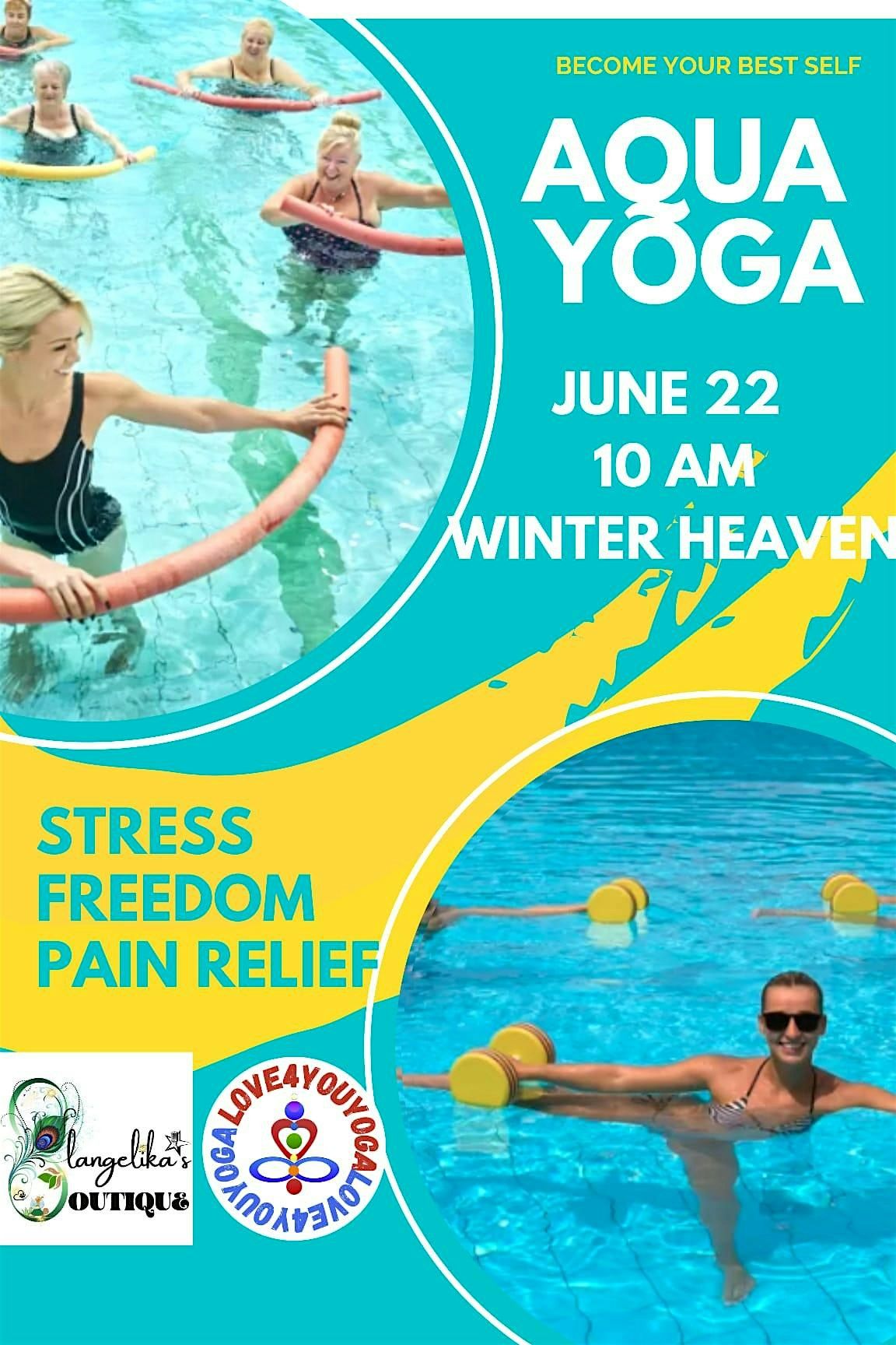 LOVE4YOUYOGA PRESENTS: AQUA YOGA, 1115 W Lake Cannon Dr NW, Winter ...