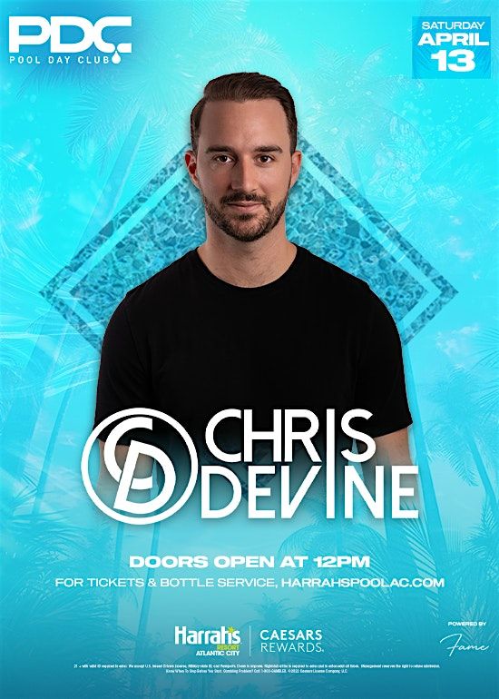 DJ Chris Devine @ Harrahs Pool AC Day Party April 13, Harrahs the Pool ...