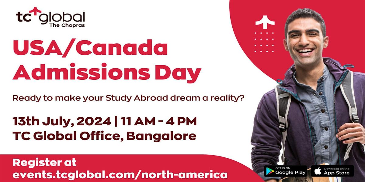 USA/Canada Admissions Day - Bangalore, TC Global - Bangalore (The ...