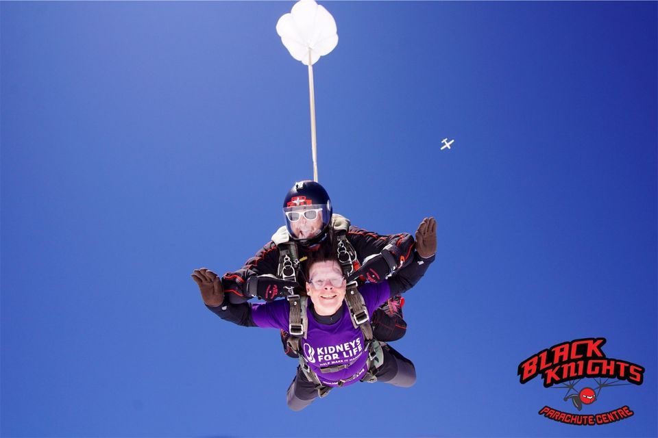 Kidneys for Life Summer Skydive, Black Knights Parachute Centre ...