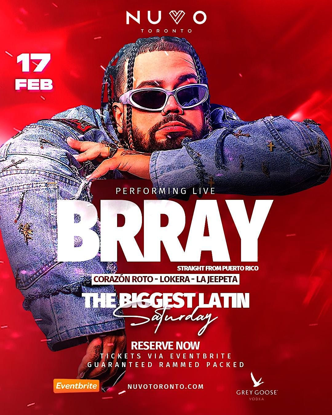 Live Perfomance BRRAY inside NUVO TORONTO- Corazon Roto- Lokera- La ...