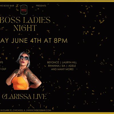 Boss Ladies Night at Boss Bar: Live Music with Clarissa!, The Boss Bar ...