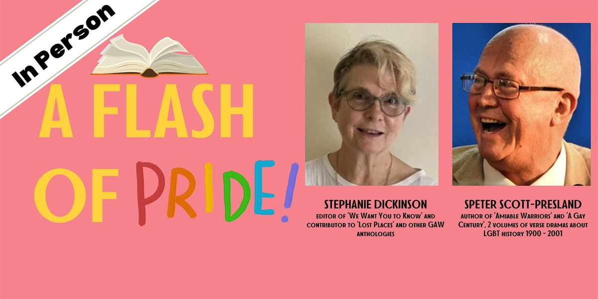 A Flash of Pride - a reading, Shoe Lane Library, London, 4 July 2024 ...