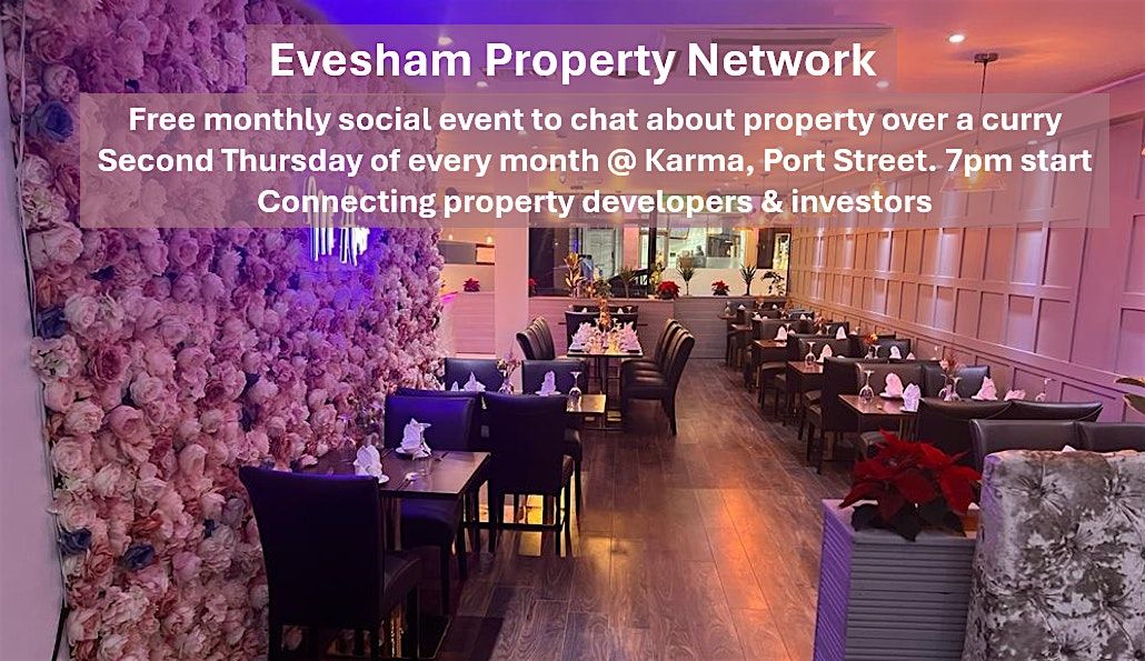 Evesham Property Network - Curry and Conversation, Karma Restaurant ...