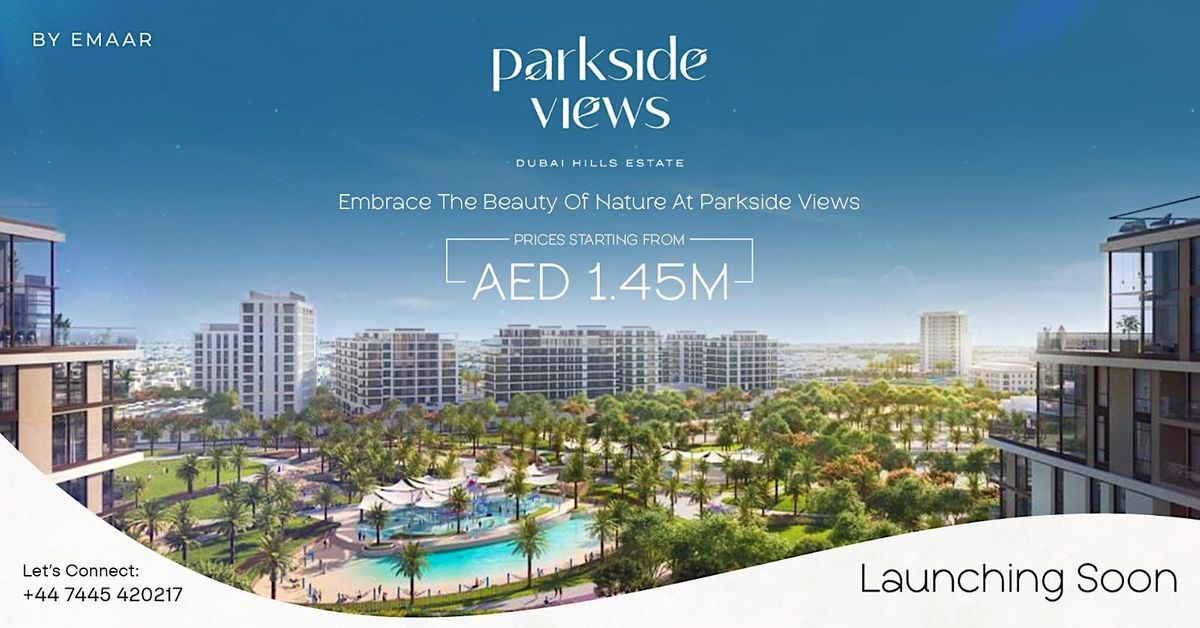 Emaar Parkside View, Al Barsha, Dubai, 3 February to 24 February ...