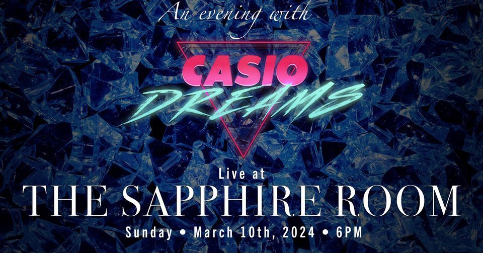 Casio Dreams returns to The Sapphire Room, The Sapphire Room, Garden City, March 10 2024 ...