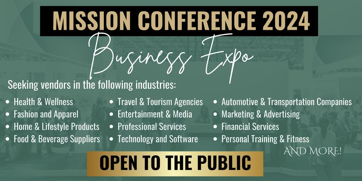 Mission Conference Business Expo, Bell Works, Holmdel, 12 July 2024 ...