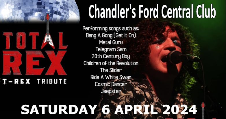 A Tribute to T Rex with Total Rex, 2 Winchester Road SO53 2FZ Eastleigh ...