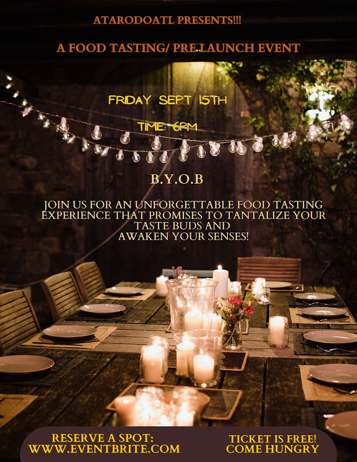 Food tasting event / pre launch (A taste of AtarodoATL), 500 Buford ...