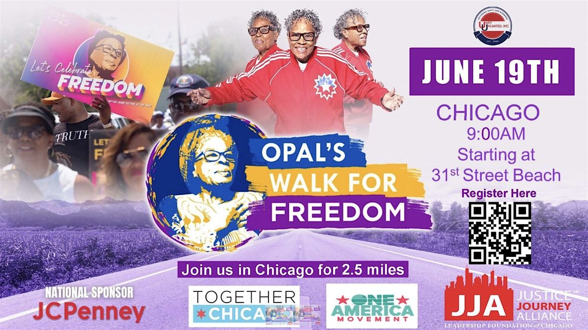 Juneteenth Celebration -- Opals Walk for Freedom, 31st Street Beach ...