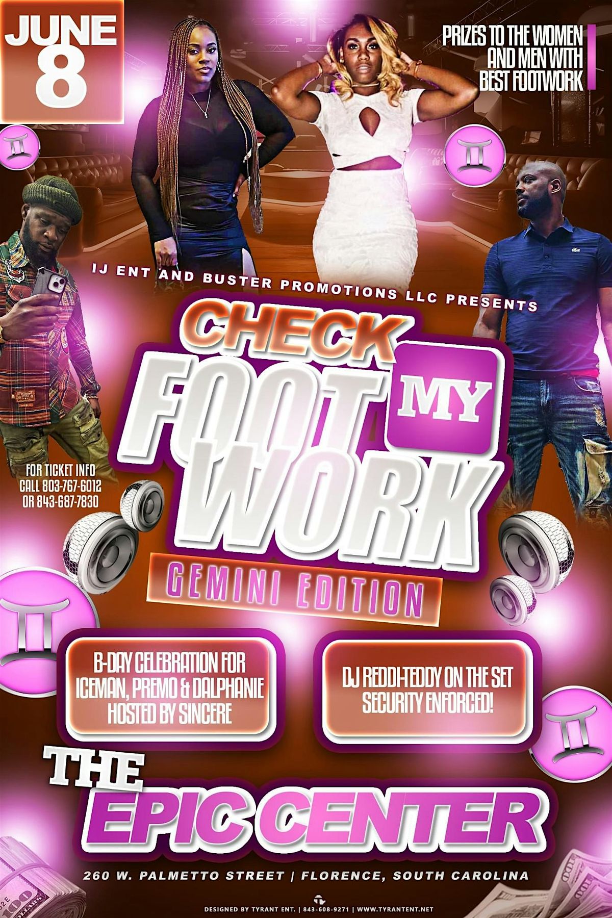 Check My Footwork, 260 W Palmetto St, Florence, 8 June to 9 June ...