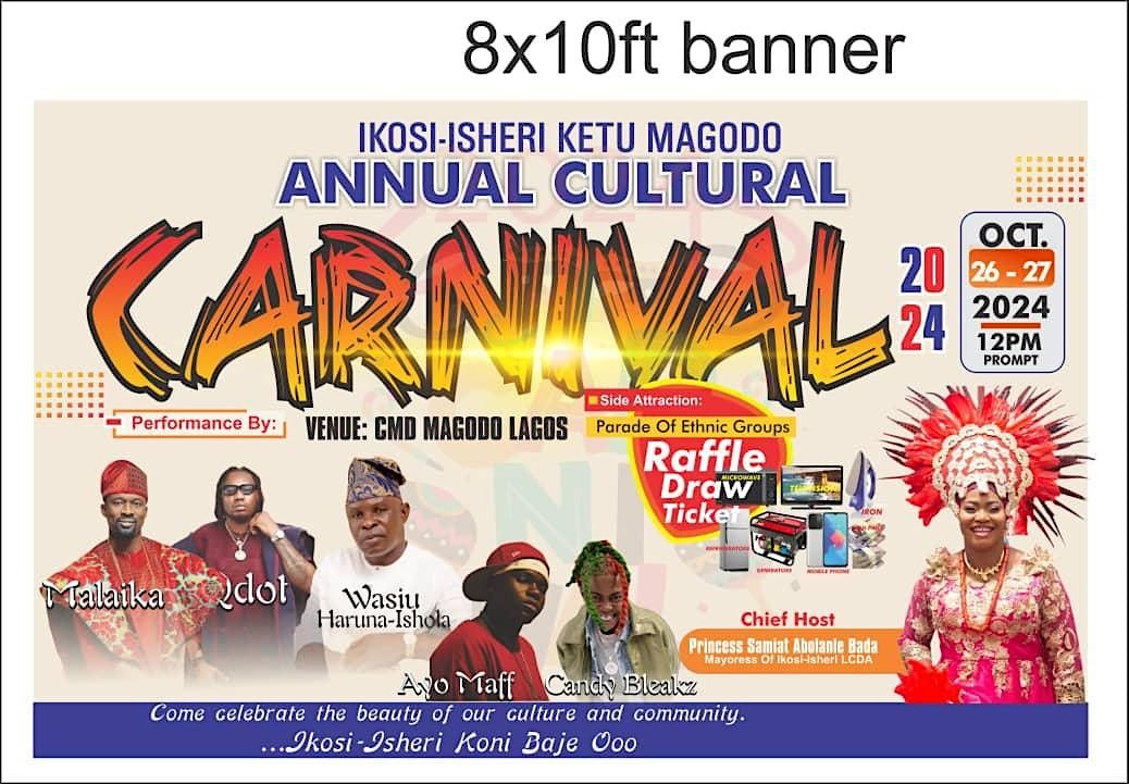 Ikosi-Isheri LCDA 2024 Annual Cultural Carnival., FUNPLEX RESORT, Lagos ...